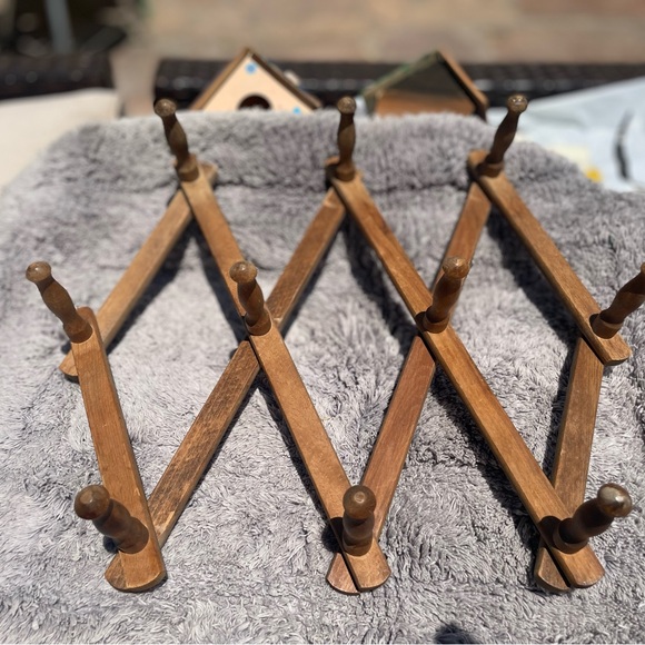 Wall Decor | Expandable Wooden Wall Rack | Poshmark